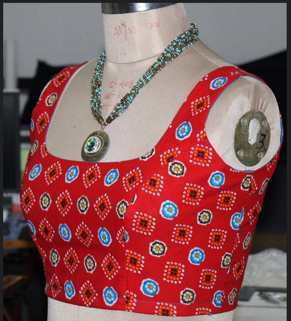 Basic Sleeveless Blouse PDF Pattern Download