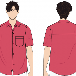 Men’s Slim Fit Shirt PDF Pattern Download